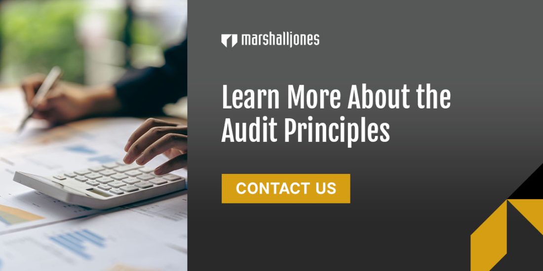 All About Auditing Principles & Procedures | Marshall Jones